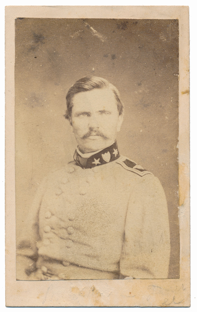 CDV OF C.S. GENERAL SIMON BUCKNER — Horse Soldier