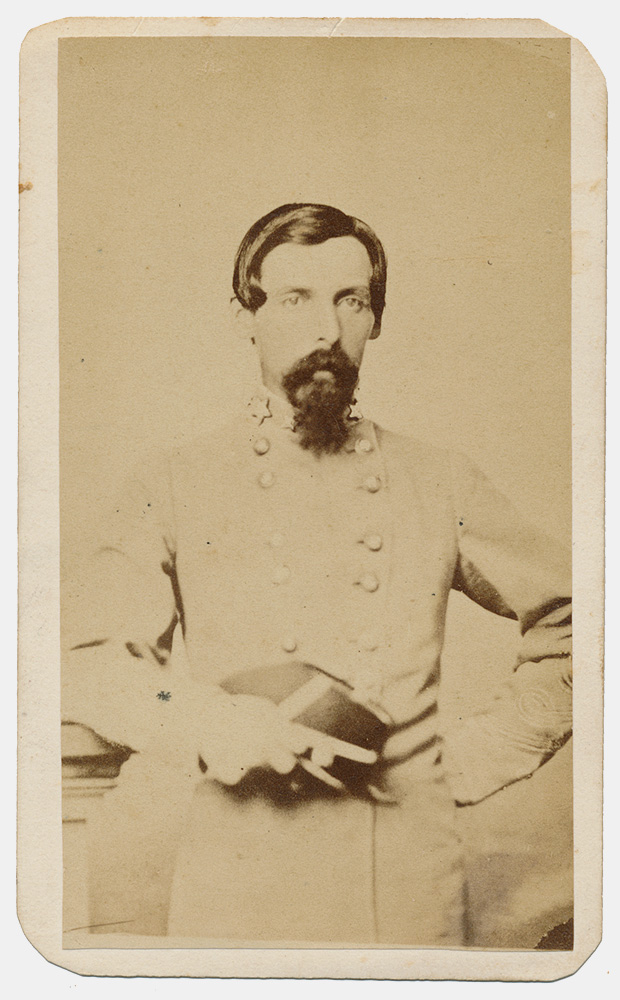 CDV OF C.S. GENERAL SAMUEL GARLAND, JR. — Horse Soldier