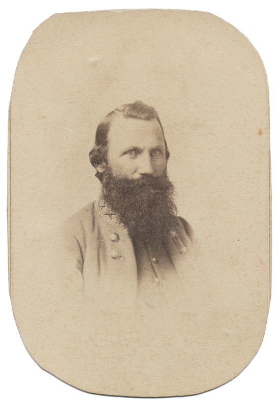 CDV OF C.S. GENERAL J.E.B. STUART — Horse Soldier