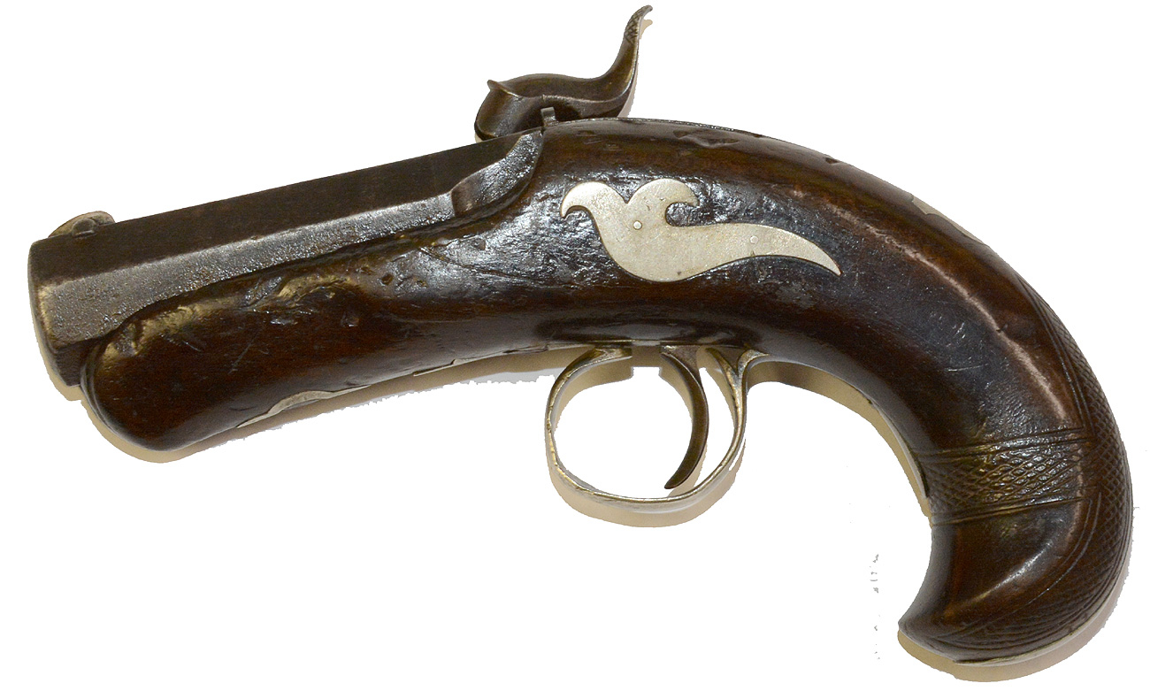 VERY RARE DERINGER BY SCHUMANN OF MEMPHIS — Horse Soldier