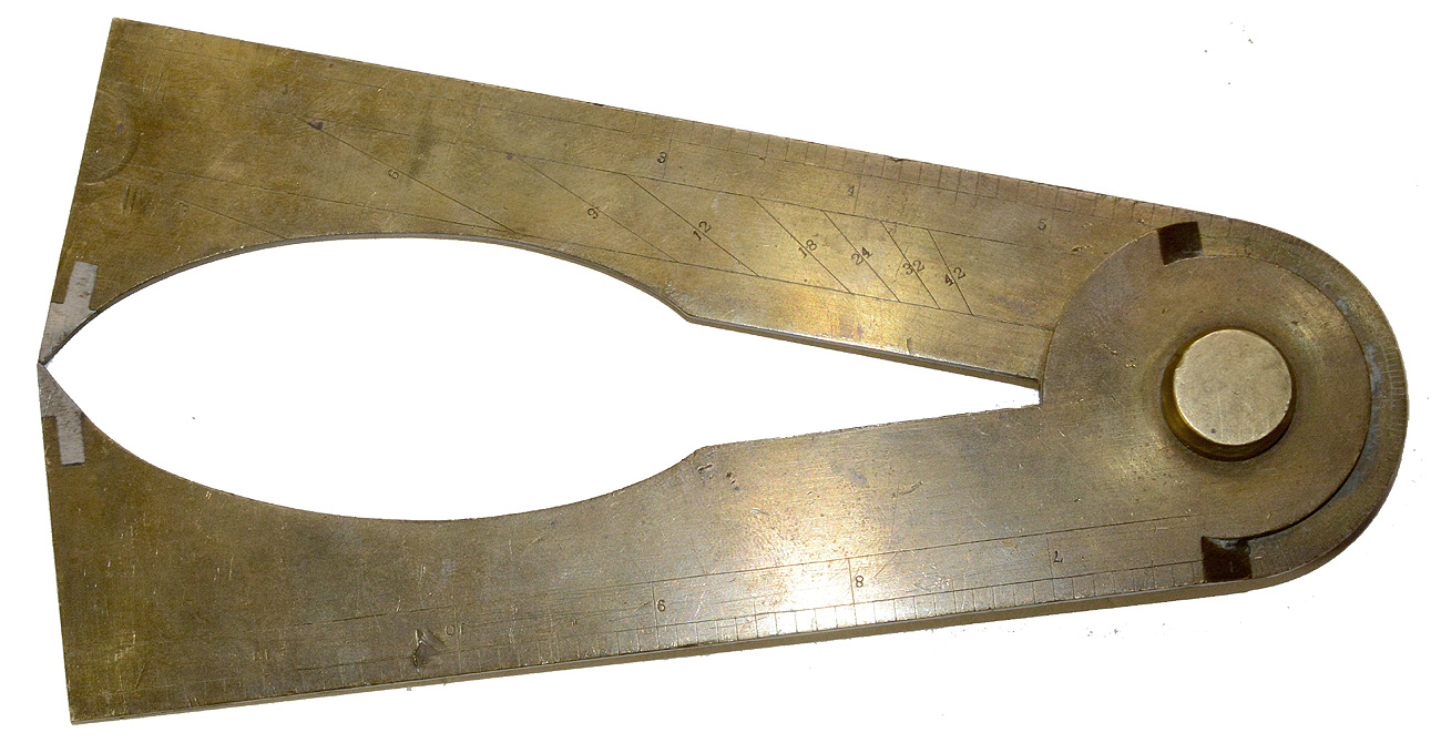 CIVIL WAR WATERVLIET ARSENAL MARKED ARTILLERY CALIPERS — Horse Soldier
