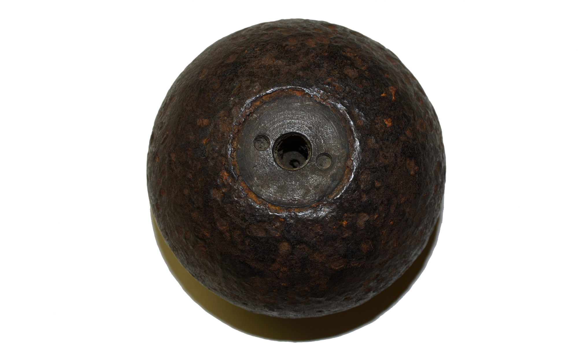 CS 4.52” 12 POUND SPHERICAL CASE-SHOT RECOVERED AT RICHMOND, VA — Horse ...