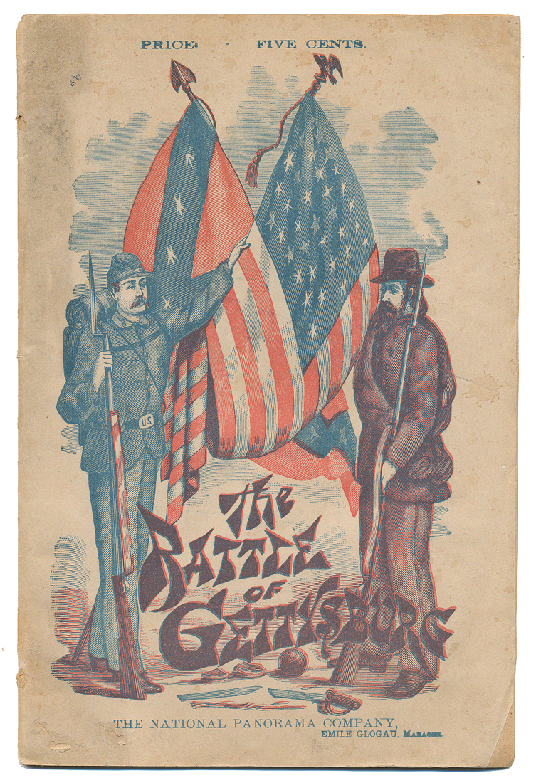 1880’S PAMPHLET FOR THE GETTYSBURG CYCLORAMA IN CHICAGO — Horse Soldier