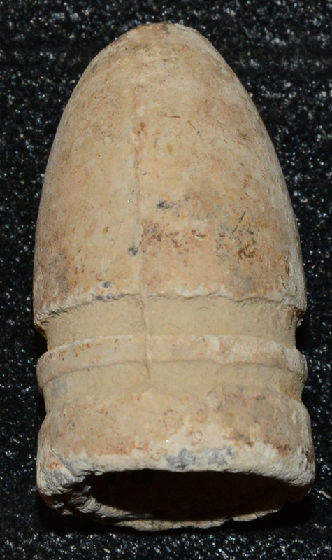 CS .58 CALIBER GARDNER PATENT MINIE RECOVERED AT LITTLE ROUND TOP ...