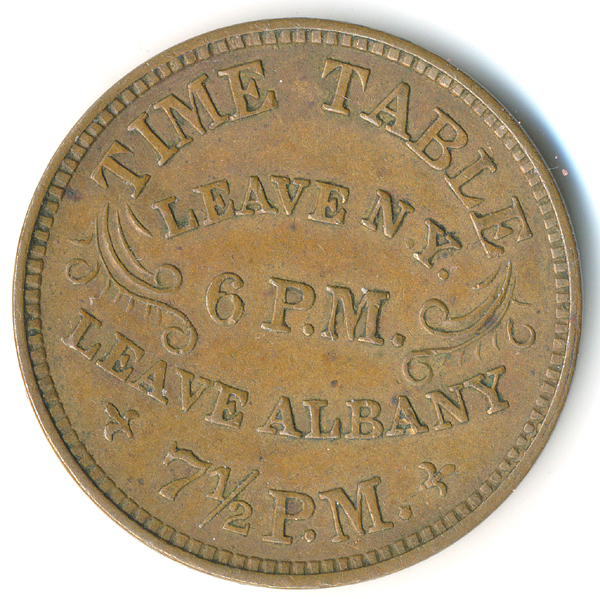 PEOPLE'S LINE OF STEAM BOATS TOKEN — Horse Soldier