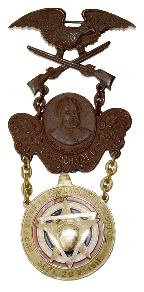 9TH MICHIGAN INFANTRY VETERAN’S MEDAL — Horse Soldier