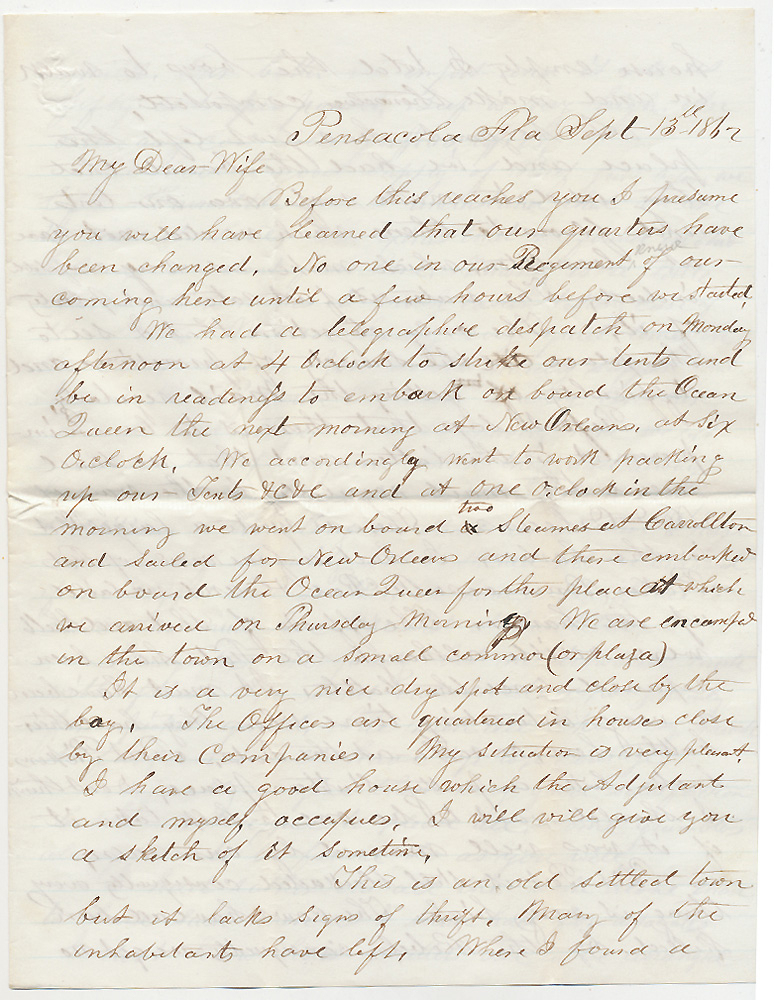 SEPTEMBER 1862 UNION SOLDIER LETTER—BREVET BRIGADIER GENERAL ISAAC DYER ...