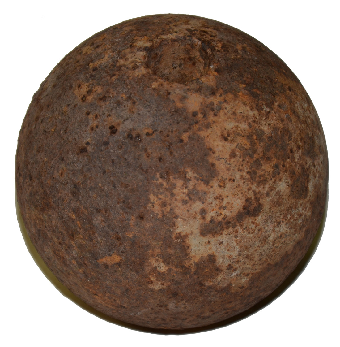 CS 4.52 INCH 12 POUNDER SPHERICAL SHELL FOUND AT GETTYSBURG — Horse Soldier