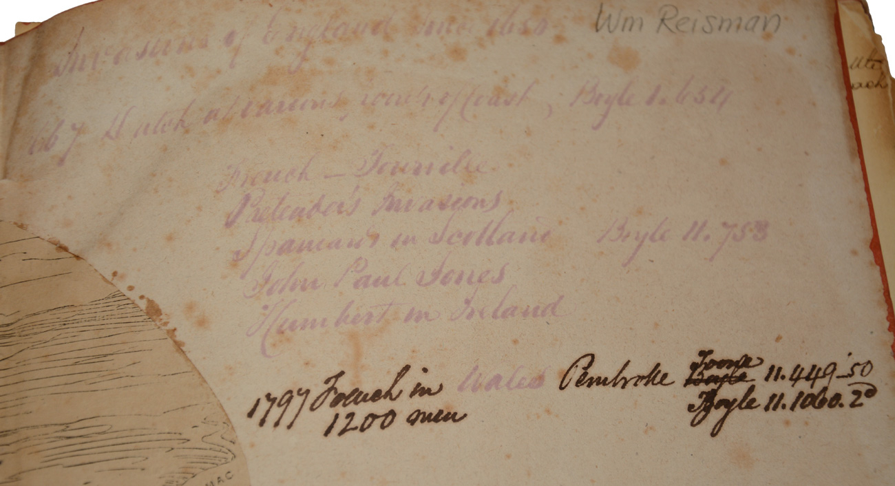 BOUND COPY OF “THE MILITARY GAZETTE” FOR 1861 – WITH PERIOD HANDWRITTEN ...