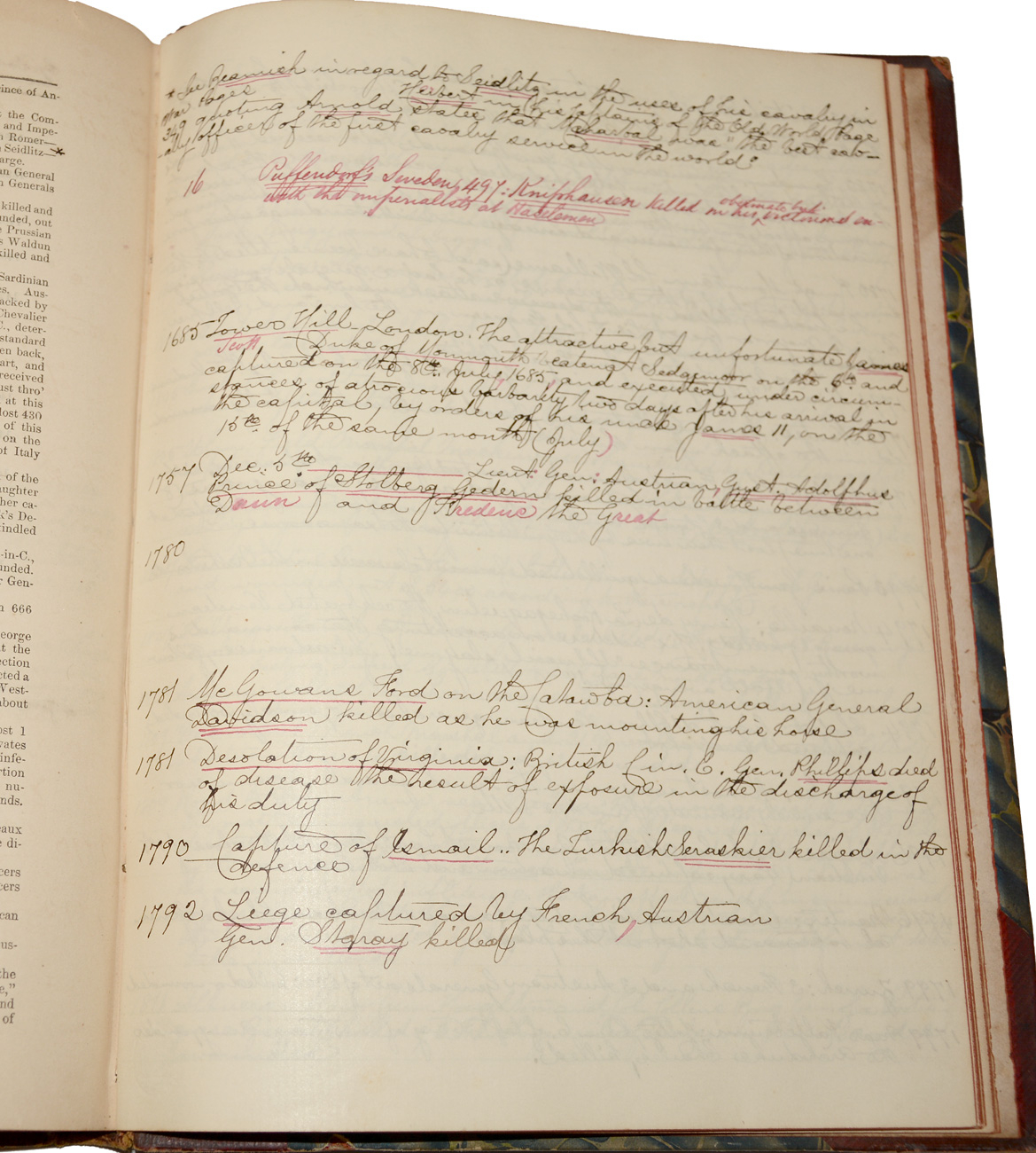 BOUND COPY OF “THE MILITARY GAZETTE” FOR 1861 – WITH PERIOD HANDWRITTEN ...