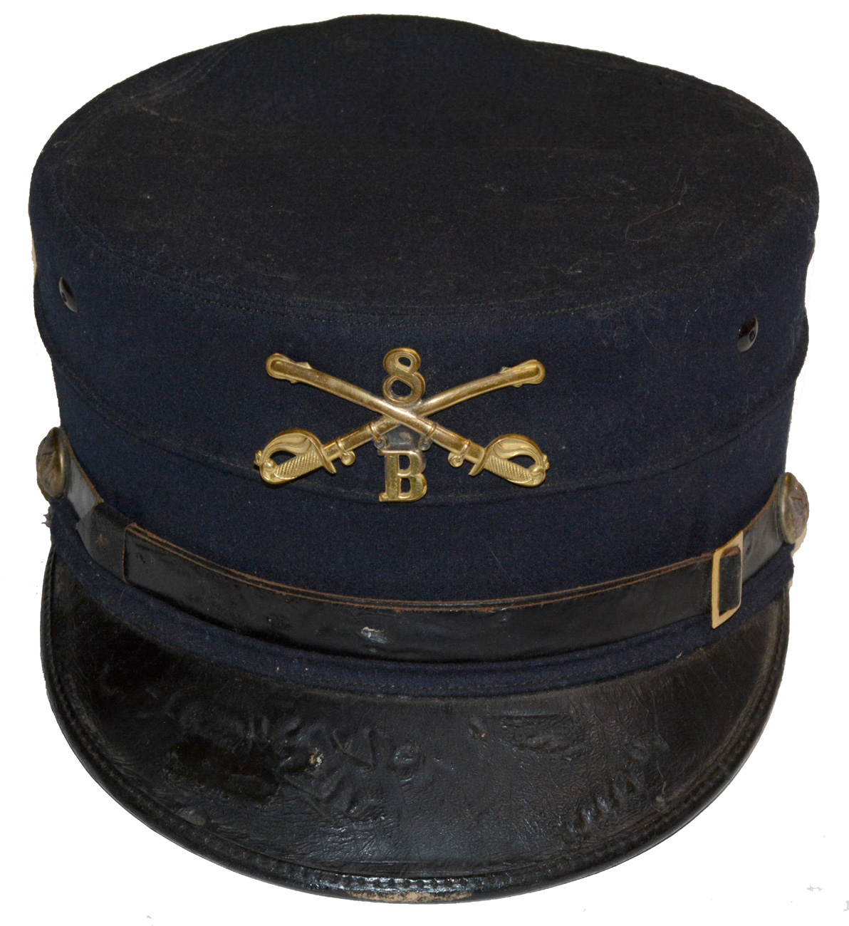 US ENLISTED MAN’S PATTERN 1895 FORAGE CAP WITH INSIGNIA — Horse Soldier