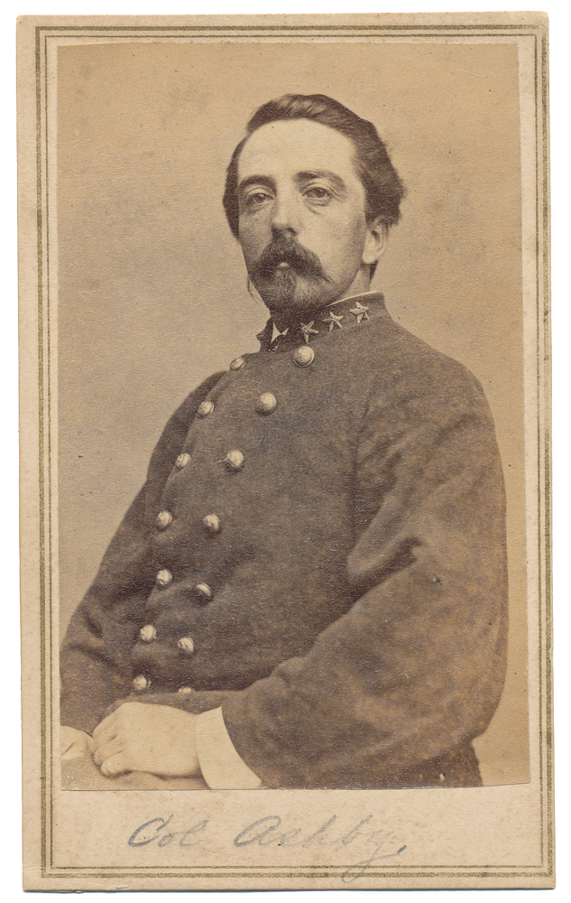 CDV OF C.S. COLONEL HENRY M. ASHBY — Horse Soldier