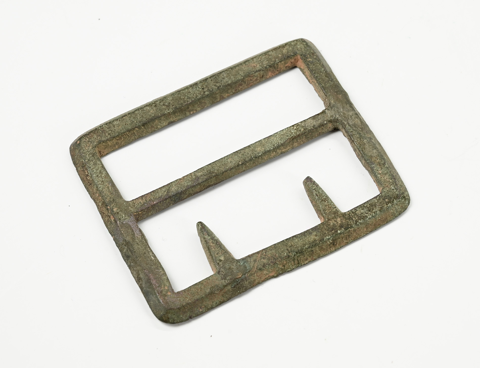 VERY SCARCE MARKED MCELROY & HUNT MARKED CS BUCKLE — Horse Soldier