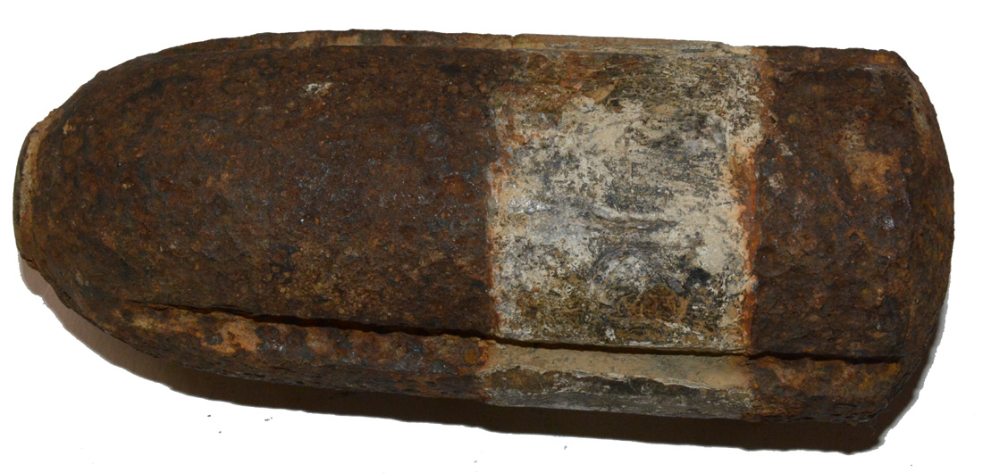 3” HOTCHKISS SHELL FROM SOLDIERS NATIONAL MUSEUM (CHARLIE WEAVER MUSEUM ...