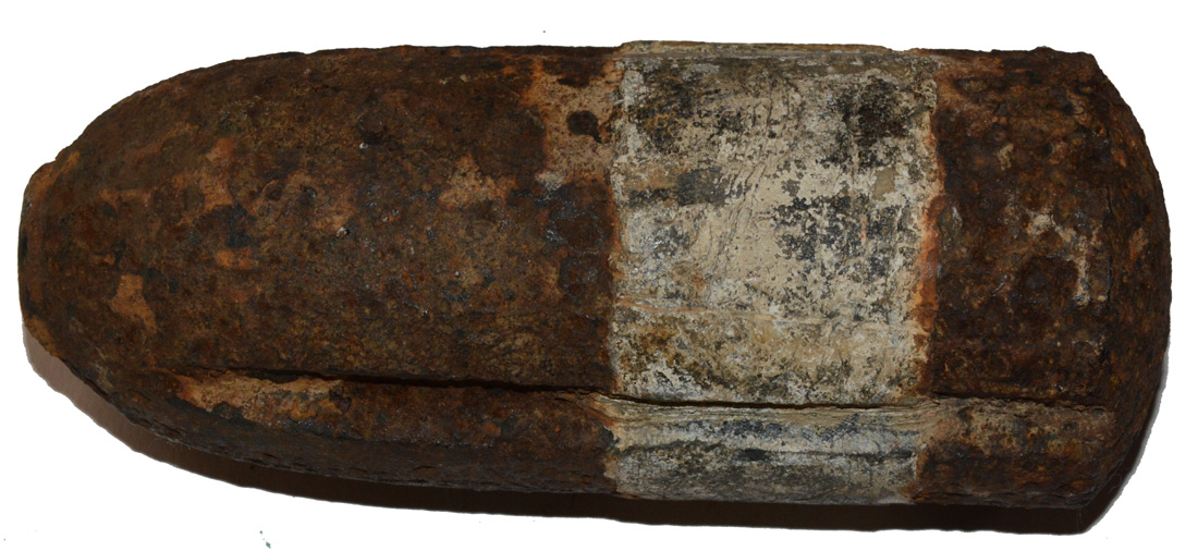 3” HOTCHKISS SHELL FROM SOLDIERS NATIONAL MUSEUM (CHARLIE WEAVER MUSEUM ...