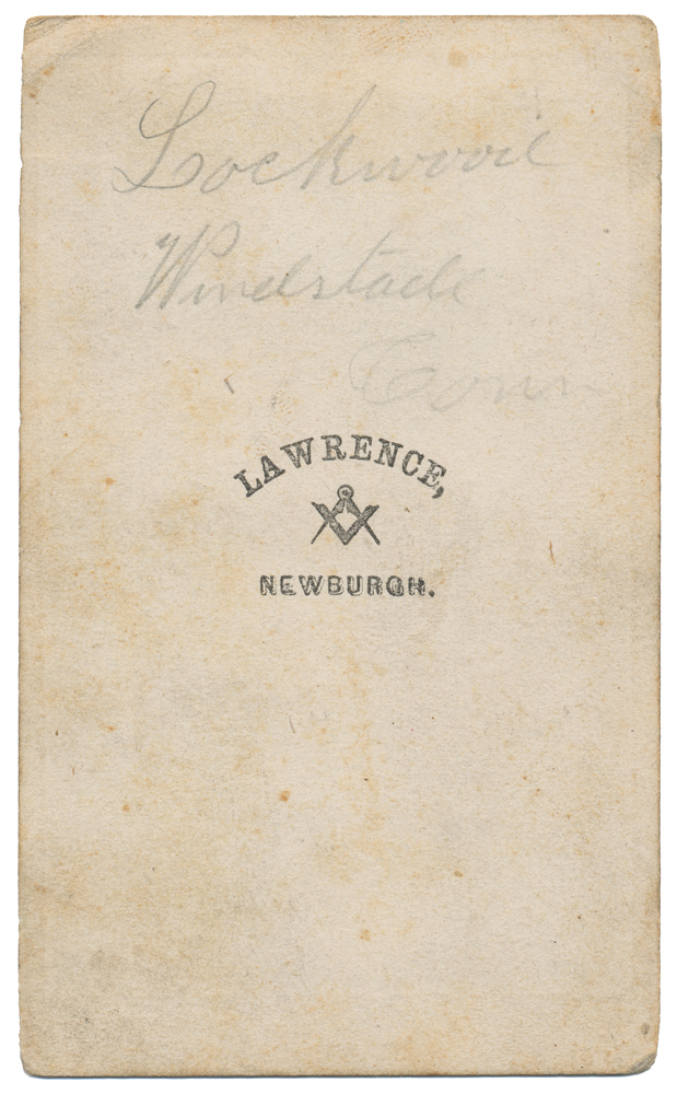 CDV OF ARTHUR LOCKWOOD, 2ND CONN. HEAVY ARTILLERY — Horse Soldier