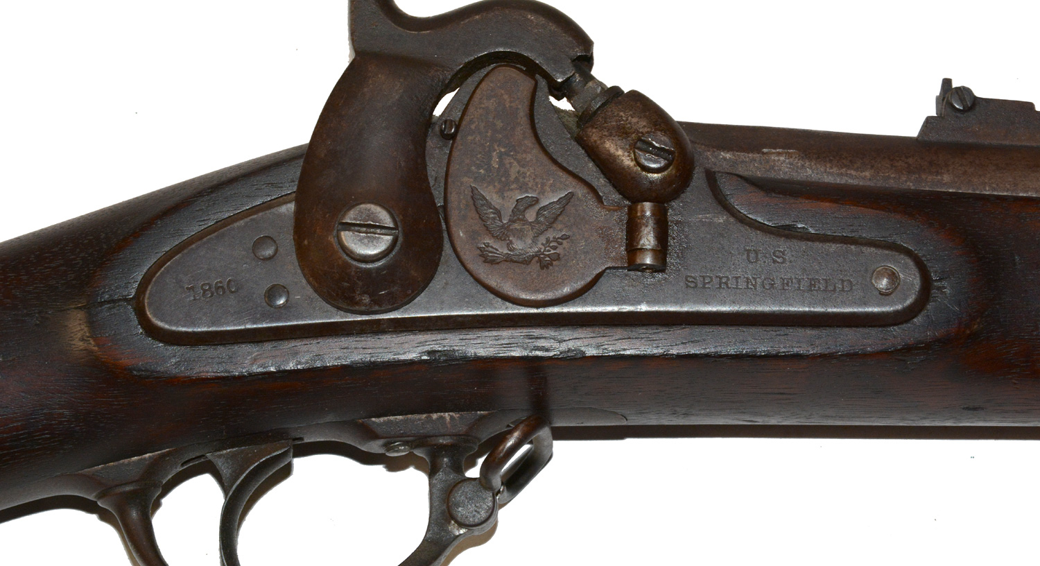 SCARCE 1860-DATED SPRINGFIELD M1855 RIFLE MUSKET WITHOUT PATCHBOX ...