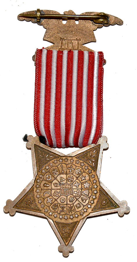 GRAND ARMY OF THE REPUBLIC MEMBERSHIP BADGE — Horse Soldier