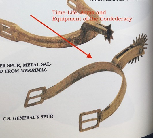 DYNAMIC CONFEDERATE OFFICER’S SPUR WITH SUNBURST ROWEL — Horse Soldier