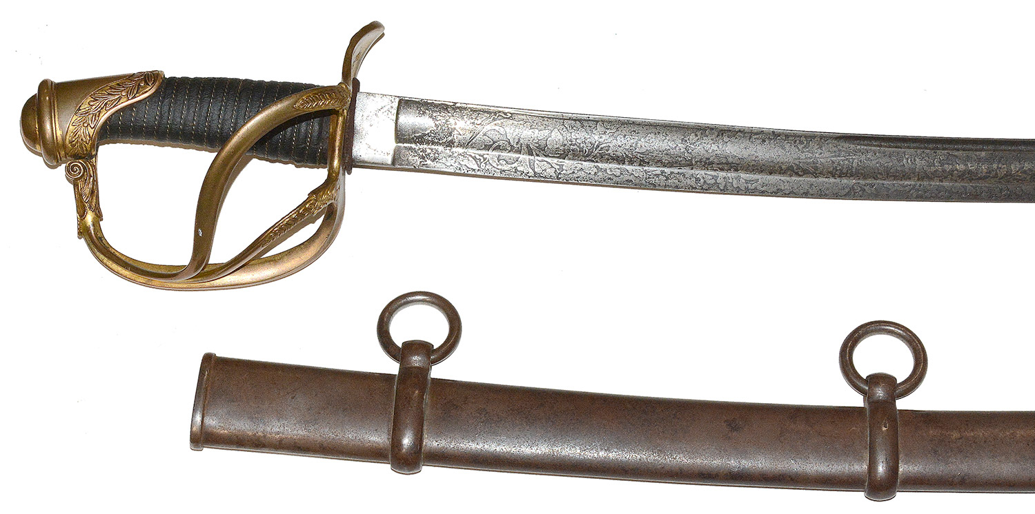 RARE, EARLY FIRST TYPE AMES M1840 CAVALRY OFFICER’S SABER PRE-1847/48 ...