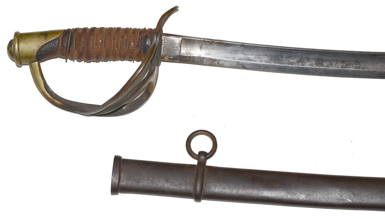 US MODEL 1860 CAVALRY SABRE FROM THE JENNIE WADE MUSEUM IN GETTYSBURG ...