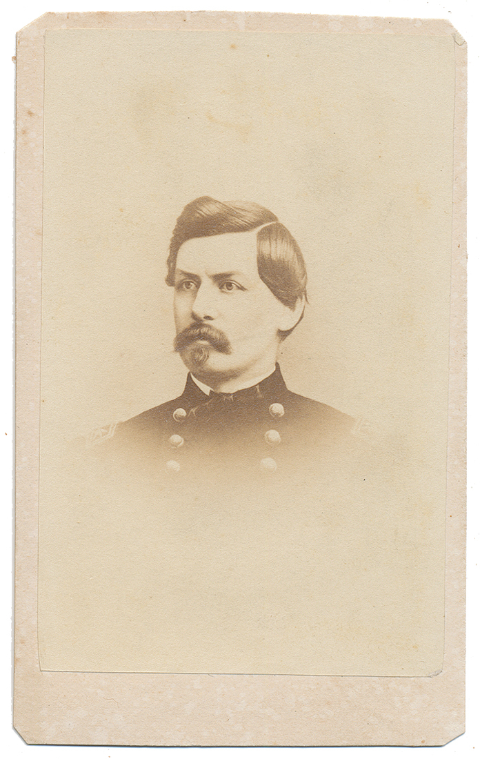 BUST VIEW LITHOGRAPH OF MAJOR GENERAL GEORGE B. MCCLELLAN — Horse Soldier