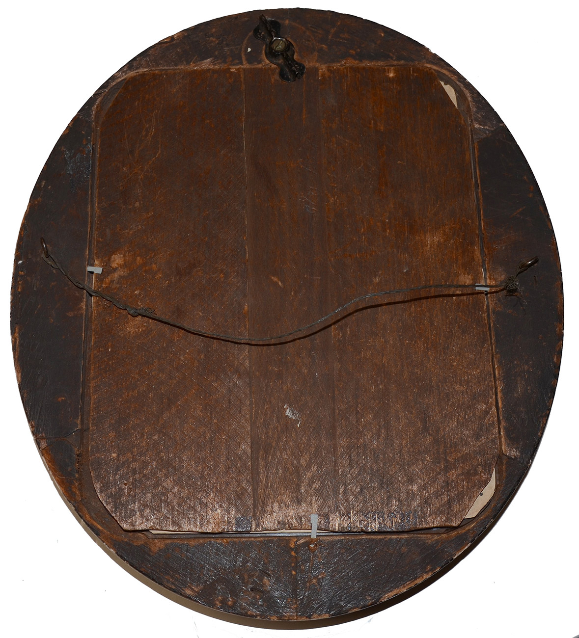 FRAMED OVAL ALBUMEN OF 88TH PENNSYLVANIA OFFICER ANDREW J. WAMSLEY ...