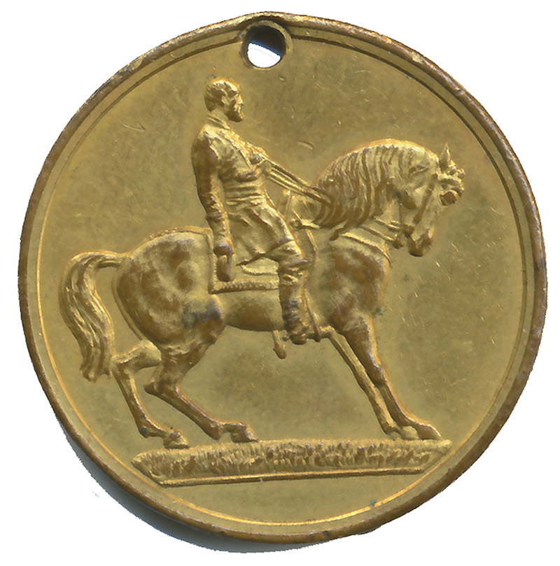 STEREOVIEW & MEDALS FROM DEDICATION OF GENERAL MEADE MONUMENT IN ...