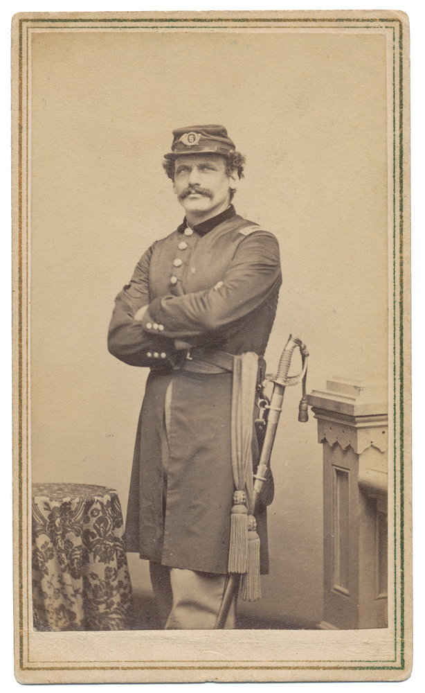 THREE-QUARTER STANDING VIEW OF UNIDENTIFIED UNION CAPTAIN BY MARYLAND ...