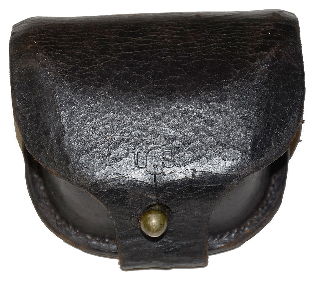 1864 ARSENAL MARKED CAP BOX — Horse Soldier