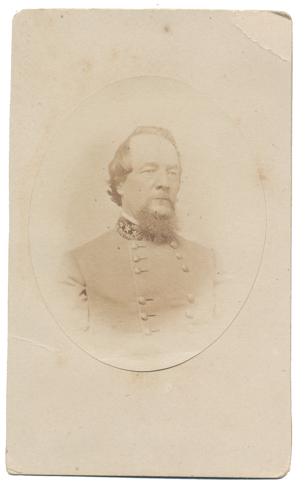 BUST VIEW OF “OLD ALLEGHENY” EDWARD JOHNSON AS A CONFEDERATE GENERAL ...