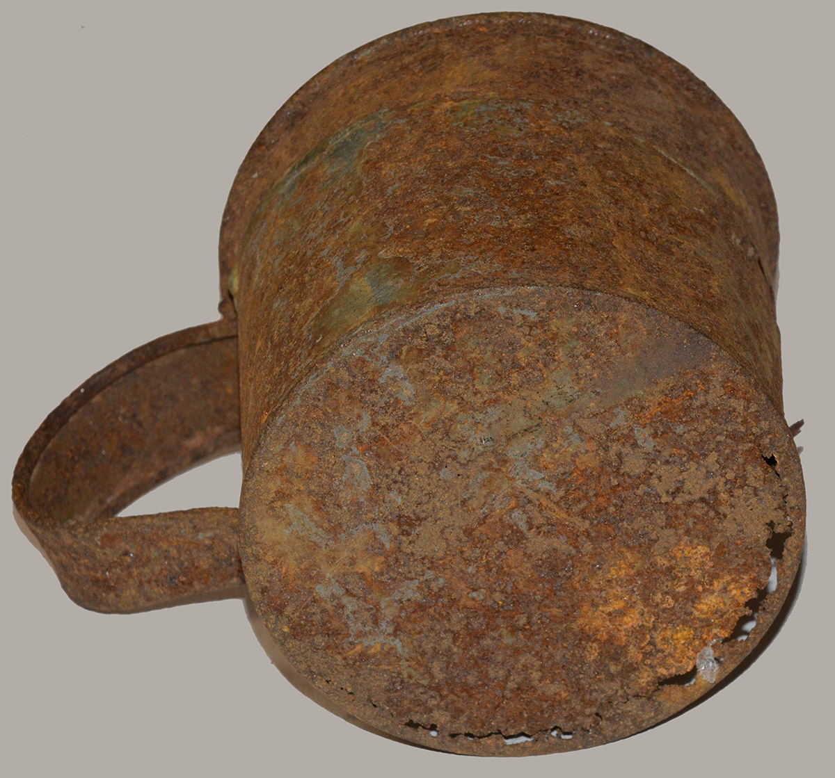 US CIVIL WAR ARMY ISSUE CUP IN RELIC CONDITION — Horse Soldier