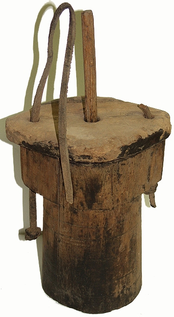 EARLY PIONEER STYLE GREASE/TAR BUCKET FOUND ON THE TROSTLE FARM ...