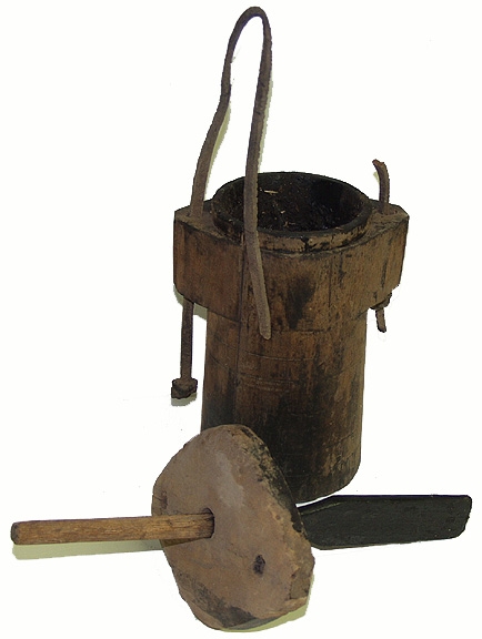 EARLY PIONEER STYLE GREASE/TAR BUCKET FOUND ON THE TROSTLE FARM ...