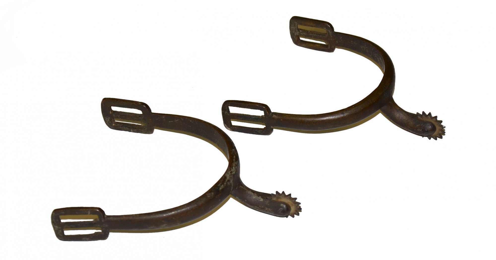 PAIR OF SPURS, POSSIBLY CONFEDERATE — Horse Soldier