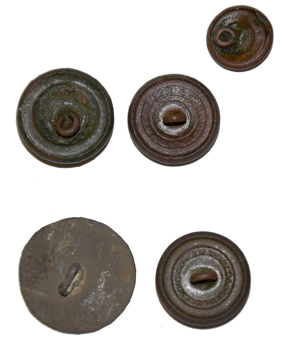 COLLECTION OF DUG UNION AND CONFEDERATE BUTTONS - MISSISSIPPI “I ...