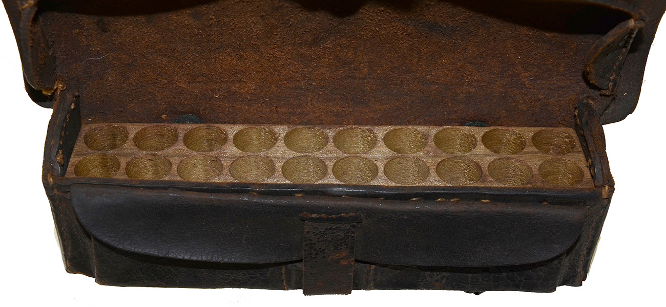 ORIGINAL CIVIL WAR FEDERAL ISSUE CAVALRY CARBINE CARTRIDGE BOX — Horse ...