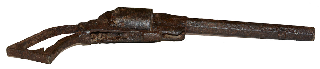 RELIC US MODEL 1858 REMINGTON REVOLVER RECOVERED AT GETTYSBURG BY KEN ...