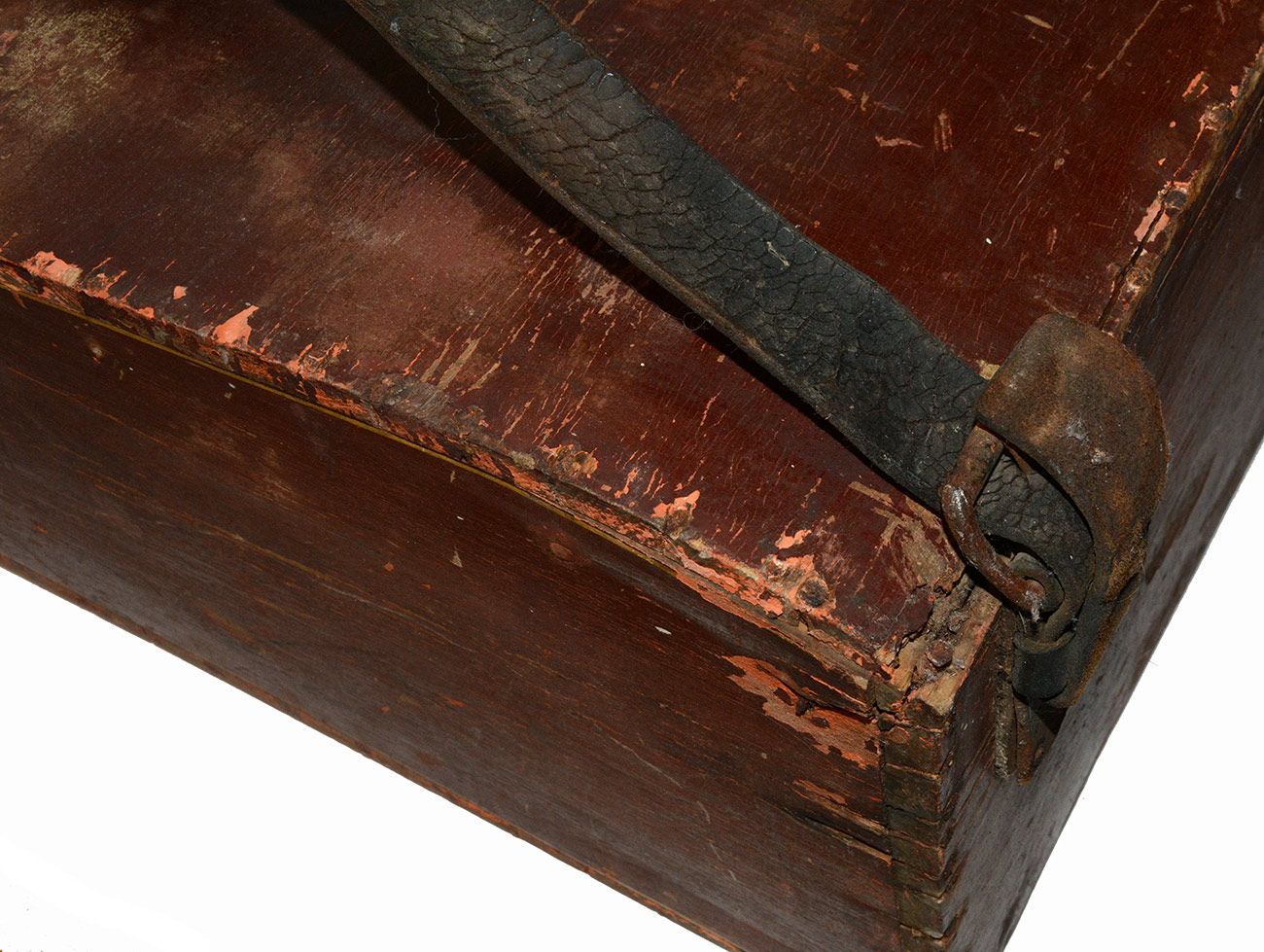 VERY ATTRACTIVE ITINERANT PEDDLAR, PAINTER, OR CARPENTER’S PAINTED WOOD ...