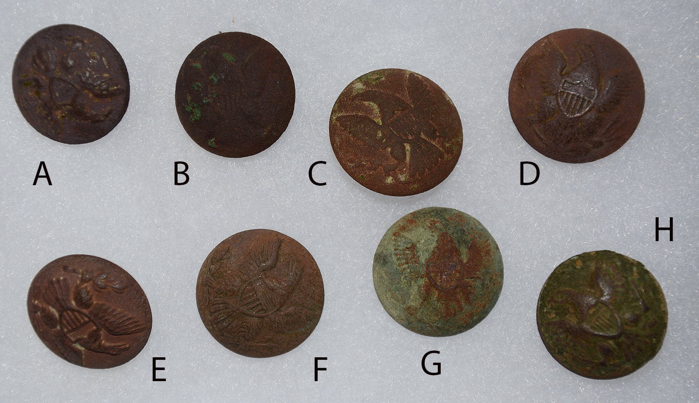 SELECTION OF US GENERAL SERVICE EAGLE BUTTONS FROM THE BREAM COLLECTION ...