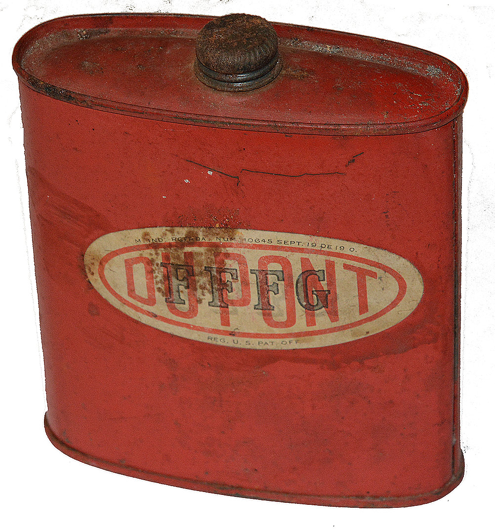 DUPONT’S "INDIAN RIFLE" GUNPOWDER TIN — Horse Soldier