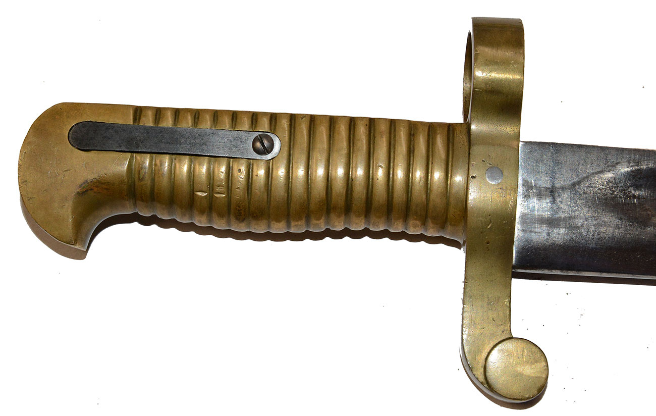 SABER BAYONET AND SCABBARD FOR THE WHITNEY PLYMOUTH 1861 NAVY RIFLE ...
