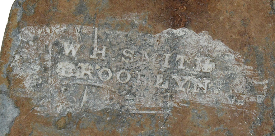 RELIC U.S. “W.H. SMITH” CARTRIDGE BOX PLATE FROM 1ST DAYS FIELD ...