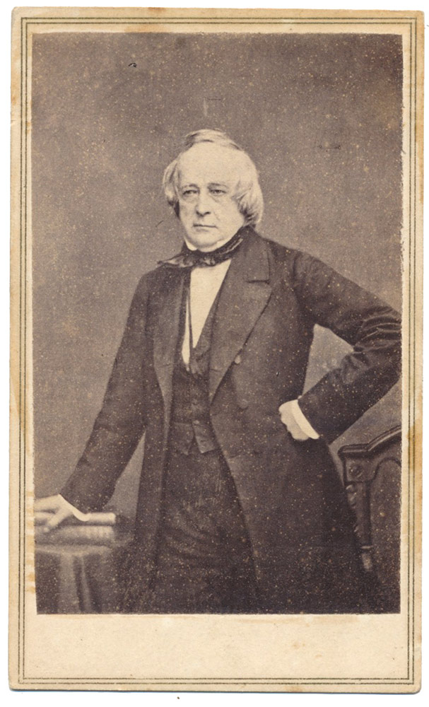 THREE-QUARTER STANDING VIEW OF CONFEDERATE DIPLOMAT JOHN SLIDELL ...