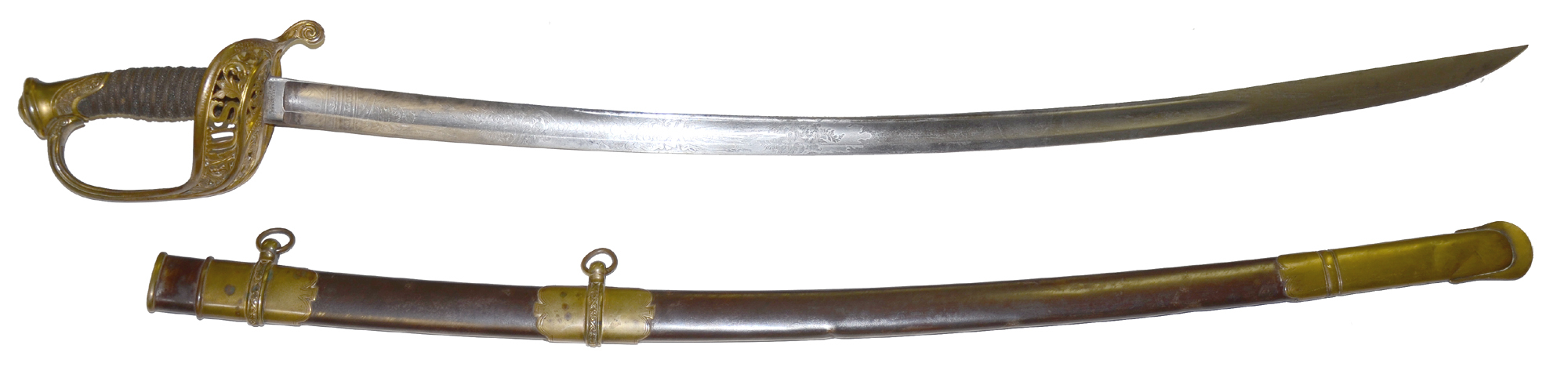 MOUNTED US M1850 STAFF AND FIELD OFFICER’S SWORD BY HORSTMANN & SONS ...