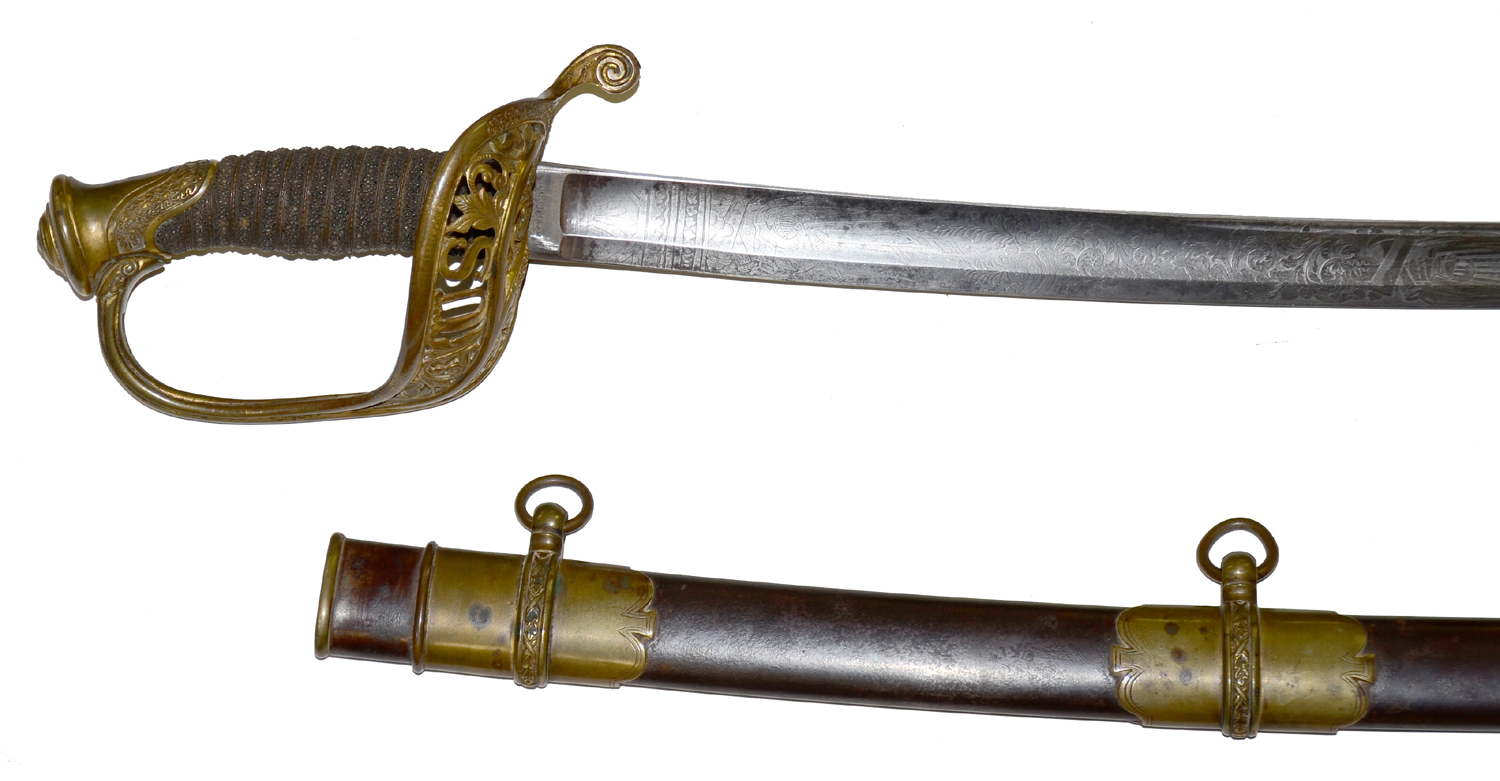 MOUNTED US M1850 STAFF AND FIELD OFFICER’S SWORD BY HORSTMANN & SONS ...
