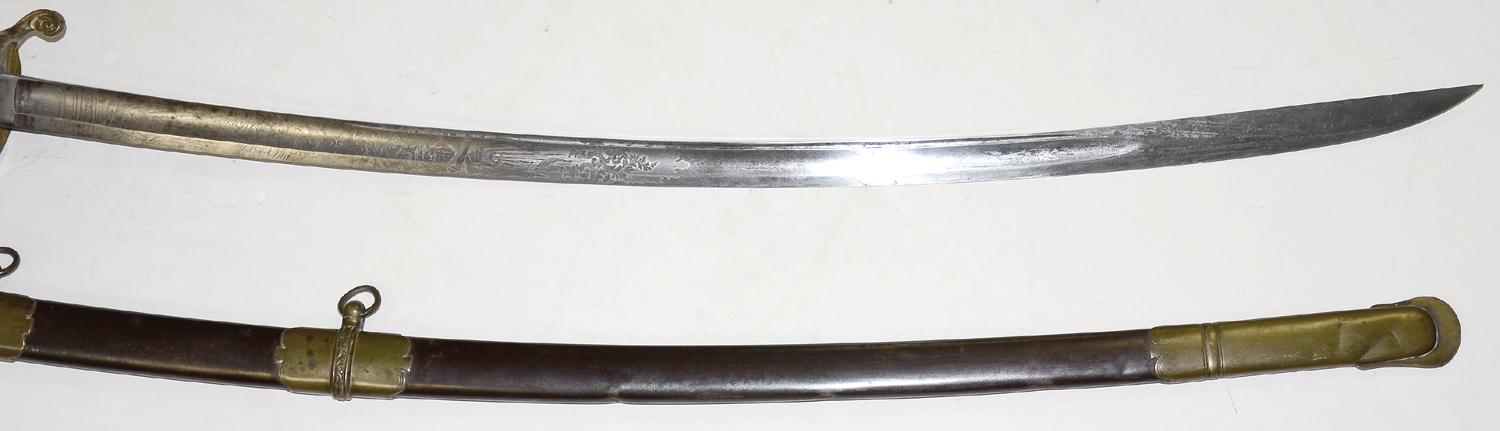 MOUNTED US M1850 STAFF AND FIELD OFFICER’S SWORD BY HORSTMANN & SONS ...