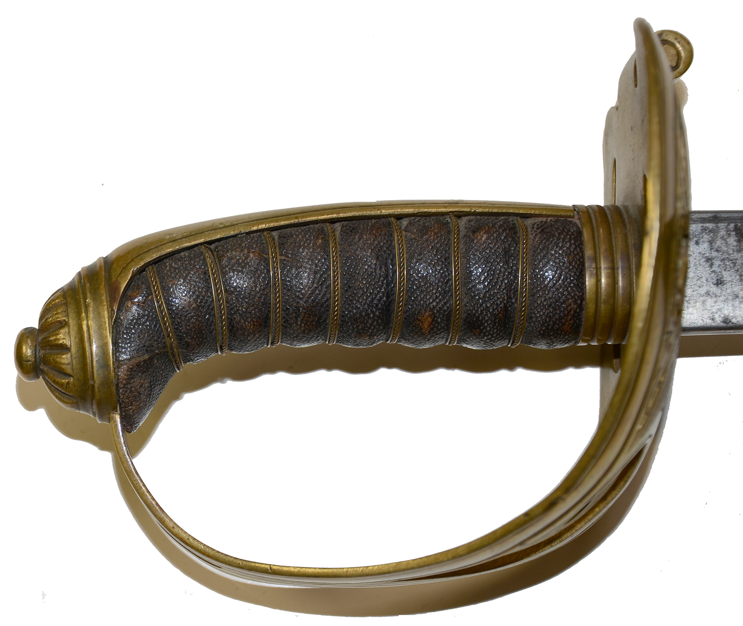GILT BRASS HILT U.S. OFFICER’S SWORD BY CLAUBERG, “PETERSON-75” — Horse ...