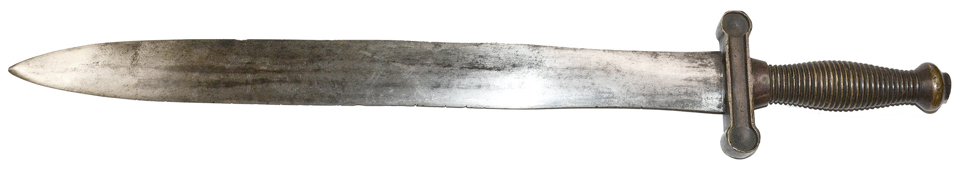 CONFEDERATE McELROY ARTILLERY SHORT SWORD, MACON GEORGIA — Horse Soldier