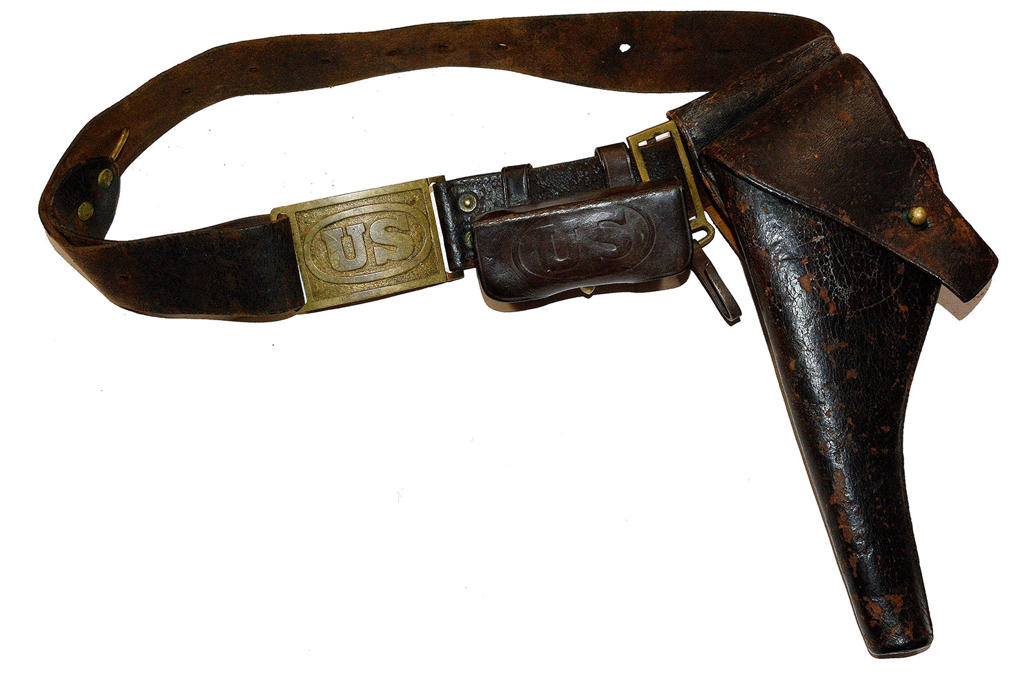MODEL 1872 WAISTBELT WITH HOLSTER AND PISTOL BOX — Horse Soldier